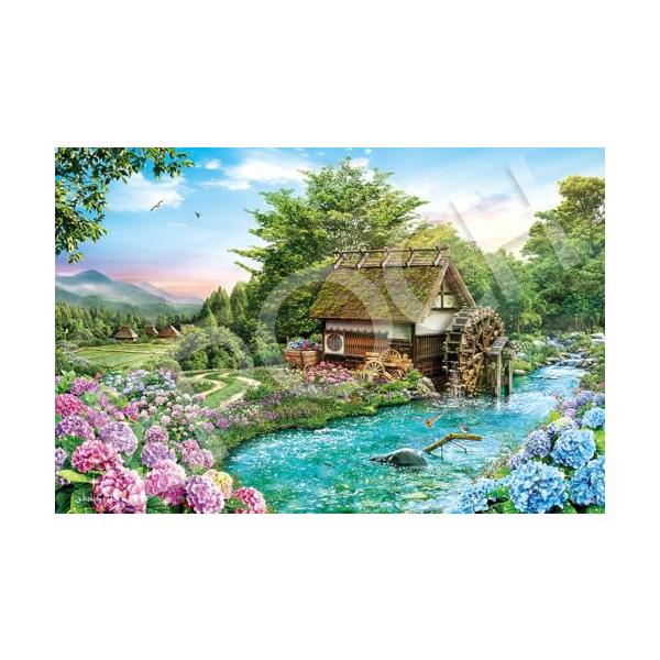1000ピース水車小屋の朝/-/12-622s・Color:水車小屋の朝Style:1000ピース・ピース数：1000・完成サイズ：50×75cm　対応パネルナンバー：10・1000ピースのジグソーパズル！商品を完成させると50×75cmに...
