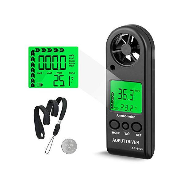 816B/-/-・Color:816B・パッケージ個数:1・?風速と温度同時計測?度計測機能を搭載したデジタル風速計、環境温度を自動的に測定。風速と温度を同時計測することができます。・?高精度小型風速計小型軽量です、7枚羽根、通常の小型風速...