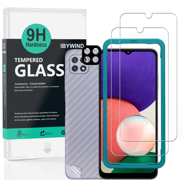 ・  G225・[ケースフレンドリー]：Samsung Galaxy A22 5G の湾曲したエッジ設計により、スクリーンプロテクターはデバイスの画面よりも小さくなっています Samsung Galaxy A22 5G とスクリーンプロテク...