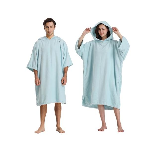 ライトブルー/フリーサイズ/-・Color:ライトブルー・不満解消★Surferの「あったらいいな」から生まれた、オールマイティお着替えポンチョ！サーフィン済みに、海上がりのストレスを軽減できます。厚手なので透ける心配なし！人目を気にせず着...