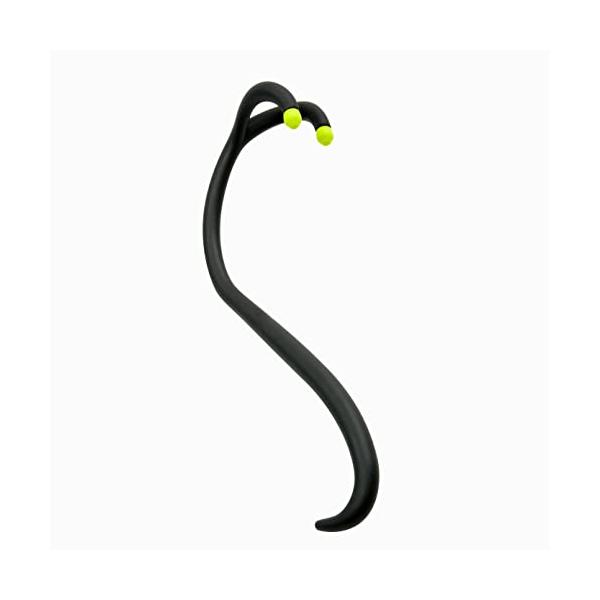 ブラック/商品サイズ：縦37.5×幅5.8×奥行15cm/AP-709725・パッケージ個数:1・深い刺激で背中、肩こりほぐし・スマホやPCで疲れが溜った背中や肩に。コリをほぐしてめぐりUP。・手の届きにくい背中や肩に使いやすいアーチ型。滑...