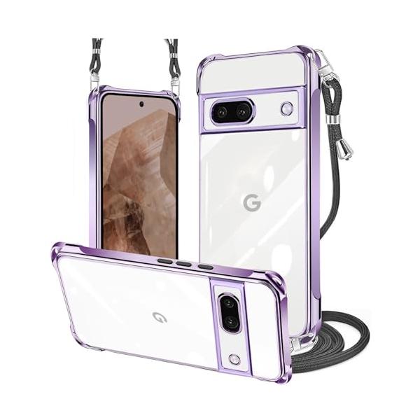 パープル/Google pixel 8a/-・Size:Google pixel 8aColor:パープル・対応機種Google Pixel 8aインチ対応なので、機種を間違いないようご注意下さい。シリコンケースには首から下げられるようにシ...