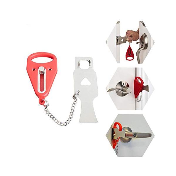 ポータブル-/1個 (x 1)/-・工具を必要とせずに数秒で設置できるポータブルドアロック。・家でそれを使いなさい、 あなたが旅行する時には、それを取りなさい、生きていることとアパート、アパート生活、ホテルの学生、学校のロックダウン。・これ...