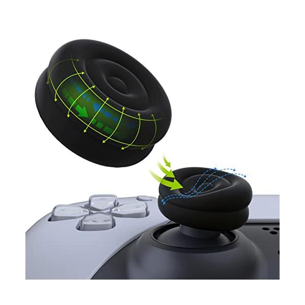 ブラック/Circle Texture Design/-・Color:ブラック・パッケージ個数:1・性：ps5に適合、ps4と互換性あり、Xbox シリーズ X/S&amp;Xbox One&amp;Xbox One S/X&amp;Xbo...