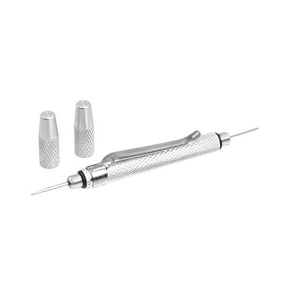 説明  ■商品説明： 車のウォッシャーノズルの清掃と角度の調整を行う専用ツールです。 ニードルの材質はサビに強いステンレスを採用しています。 携帯に便利なポケットクリップ付きです。  ■商品仕様： ・本体サイズ：Φ7×L95mm ・重量：1...