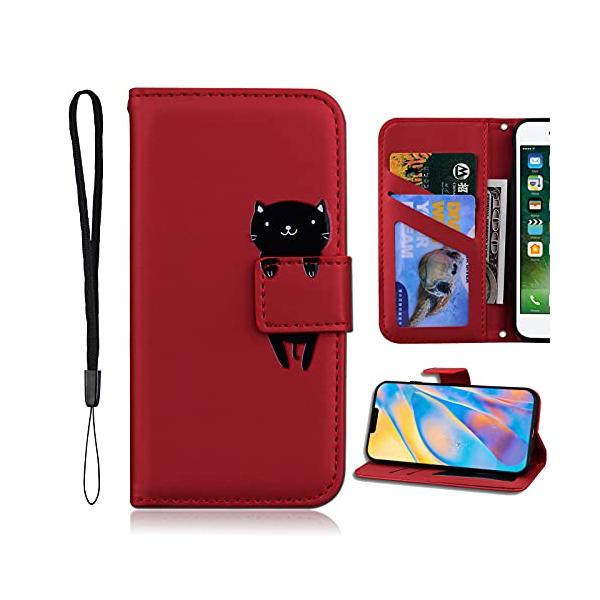 レッド/For iPhone 13mini/For iPhone 13 mini・Size:For iPhone 13miniColor:レッド・対応機種: iPhone 13mini 用手帳型ケース (5.4インチ対応）・?耐衝撃性耐熱性...