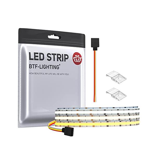 寝室 キッチンホーム 屋内装飾24V DC/1M 640LEDs/m/-・Color:24V DCSize:1M 640LEDs/m・「調整な温度」電球色3000Kおよび昼光色6000KのFCOB LEDテープライト。電球色の320LEDs...