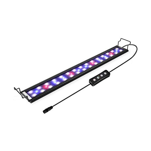 16w:56~76cm・レッド 16W ・・Wattage:16.0 ワット・??高輝度LED水槽ライトは耐久性のある9/14W高輝度LEDを採用して、完全な色比率により、フルスペクトルを実現して、魚と水草を色鮮やかに照られて、魚の飼育と水...