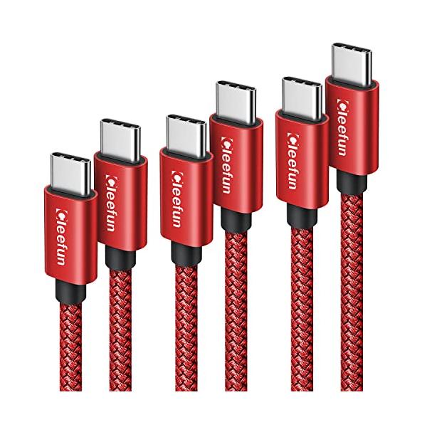 赤/0.3m+1m+1.8m/LF3R・Size:0.3m+1m+1.8mColor:赤NumberOfItems:3・パッケージ個数:1・60W高速充電に対応このUSB Type c to Type c ケーブルはPD(Power-Del...