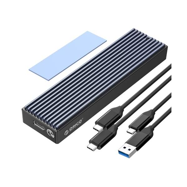 グレー/-/M2PVM-10Gbps・Model:M2PVM-10Gbps・NVME&amp;SATA両対応 M.2 外付けケースこのM.2 SSD 外付けケースは4TB容量のM.2 SSD のNVME＆SATA２つのタイプに対応できます。...