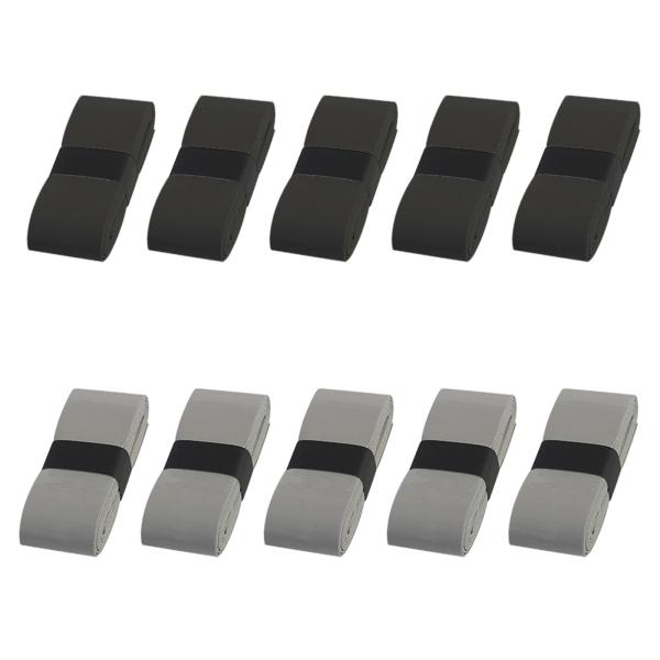 ・ブラック、グレー  ・・Color:ブラック、グレー・?仕様グリップテープ10枚セット。 長さ約110cm、幅約2.5cm、厚さ約0.7mm。 素材：PUレザー。 ご注意：表面の薄膜は使用時に引き裂かなければなりません。・?優れたフィット...