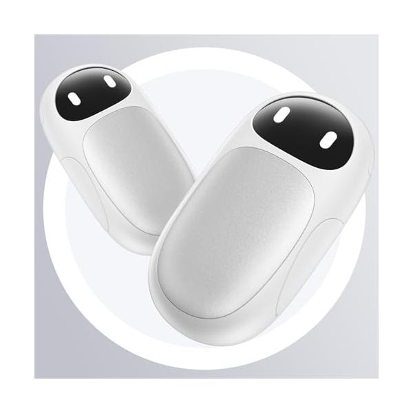 ホワイト/-/HA-OT-119-WH・Color:ホワイト・?2025年日本初上陸！圧倒的コスパ！新世代充電式カイロもう使い捨てカイロに頼る必要はありません。1日限りで捨ててしまうと、3ヶ月で約3 600円のコストに…。HAGOOGIの充...