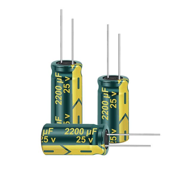 ・ 25V　2200μF ・・Size:25V　2200μF・種類：電解コンデンサ／静電容量：2200μF／定格電圧：25V・電解コンデンサの寸法：13X20mm・使用温度範囲：-40℃〜+105℃・静電容量許容差：±20％・105℃品電解...