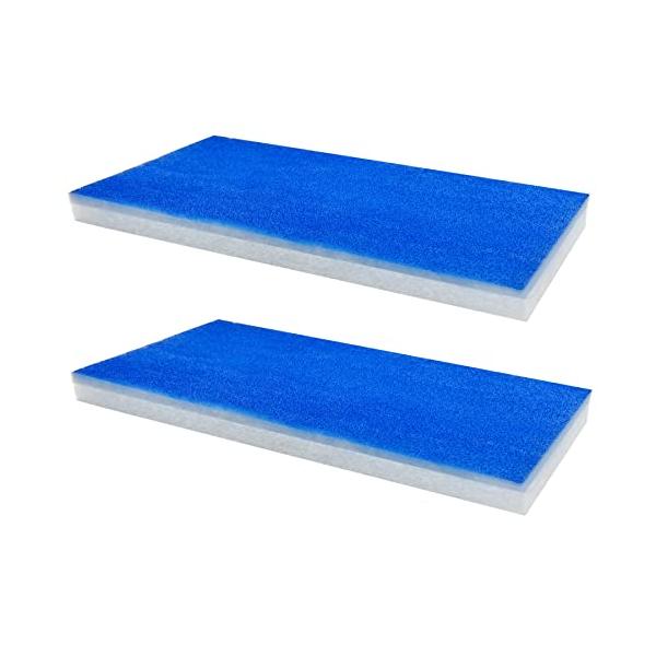 2枚セット/-/LIO-40・Color:2枚セット・サイズ：約40.6×18.3×3cm（L x W x H）、カラー：ブルー＆ホワイト・用途：スプレーブース用のプレフィルターです。・細かいポリエステル繊維を圧縮しシートにしたものを何枚も...