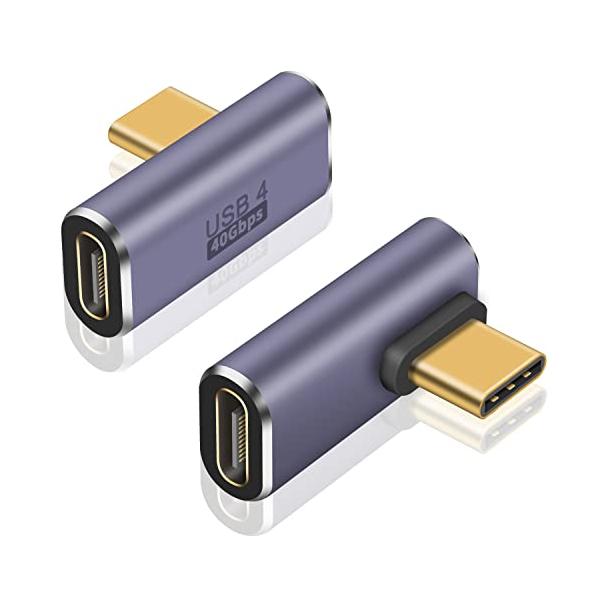 -/L型 USB C 延長 40Gbps/-・Size:L型 USB C 延長 40Gbps・USB Type C アダプタ：標準のUSB4アダプターは完全に40GbpsのUSB Cアダプターで、Thunderbolt4ケーブル用に設計され...
