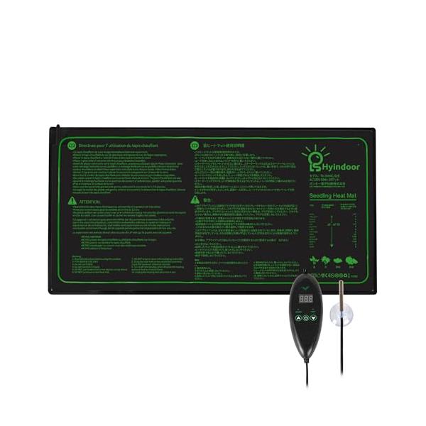 サーモスタット付き段調整(25x53cm)/サーモスタット付き/-・Color:段調整(25x53cm)・パッケージ個数:1・1.サイズ：25.4×53cm (10x20.75 インチ)。電源コード：1.8m。材質：PVC；電圧：AC100...