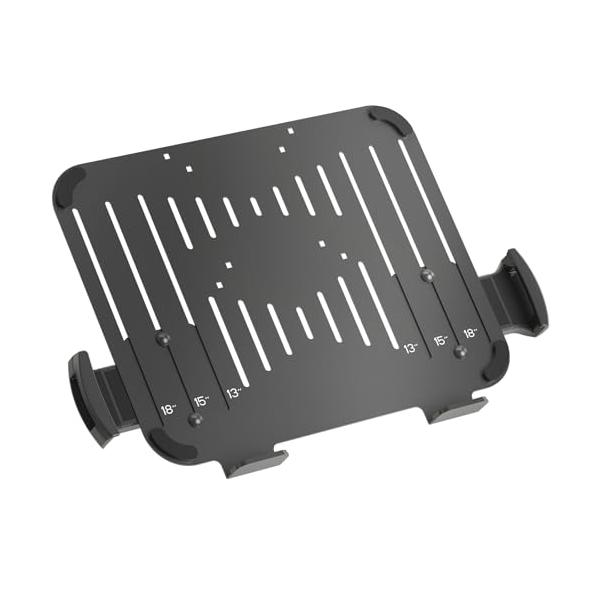 ブラック/ラップトップホルダー/-・商品仕様VESA規格：75×75mm、100×100mm〓耐荷重：4.5KG〓対応ノートPCサイズ：13-18インチ〓材質：スチール・プラスチック★ご注意：パッケージにモニターアームは含まれません。・幅広...
