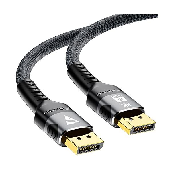 シルバーブラック/1M/-・Size:1MColor:シルバーブラック・Displayport ケーブル 1.4は、高純度の無酸素銅コアを使用し、最大8K @ 60HZの解像度をサポートし、displayport ケーブルは4K @ 120...