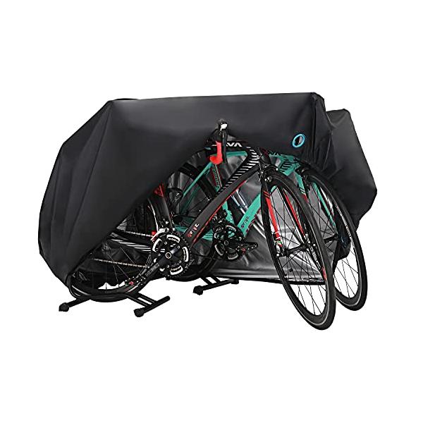 ブラック/XX-Large/bike-p-01・MaterialType:XXL 190T・効果的&amp;耐久性ポリウレタンとUVコーティングが施された自転車カバーは、自転車を埃、汚れ、太陽、雨、紫外線、汚染物質から保護します。・安全で実...