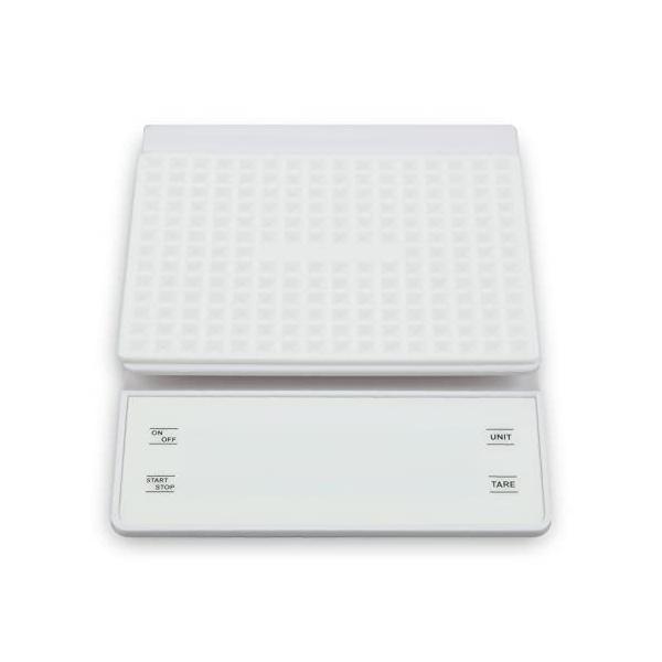 ホワイト/-/CS-K9・Color:ホワイト・パッケージ個数:1・滑り止め＆軽量設計コーヒースケール本体重量は約230g。小さくて軽量で、持ち運びやすいです。さらに、滑りにくいシリコンパッドを装備しているので、特にデリケートで壊れやすいガ...