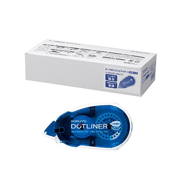 本体10個ブルー/8.4mmx16m/タ-DM400-08X10・Color:ブルーStyle:本体10個・パッケージ個数:1・手を汚さずに簡単接着できるテープのり「ドットライナー」本体、しっかり貼るタイプの10個セット。・仕様 強粘着・テ...