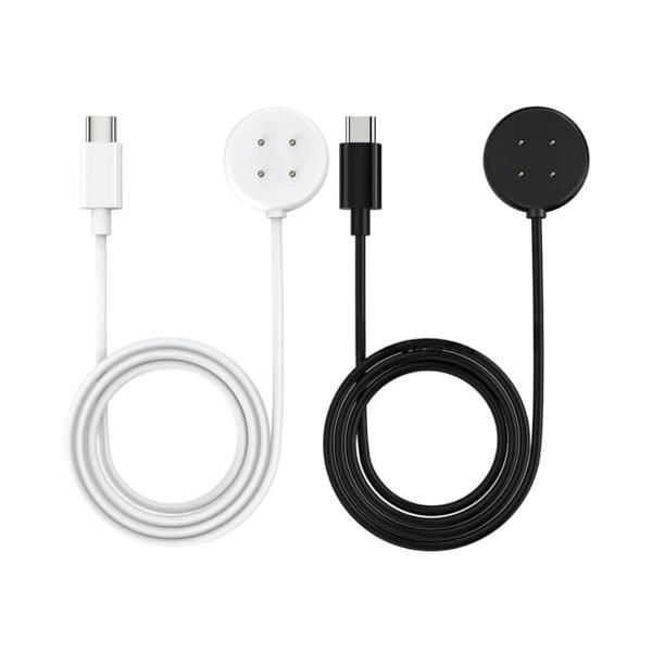 ブラック+ホワイト/-/-・Color:ブラック+ホワイト・?互換性：この充電器はGoogle Pixel Watch 3/Google Pixel Watch 2&amp; Fitbit sence2/sence/Versa 4/Vers...