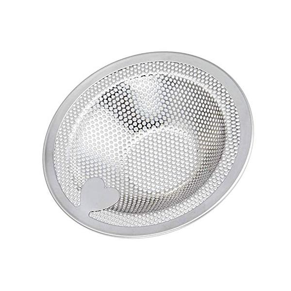 パンチングシルバー/お風呂 排水溝 ゴミ受け1個/-・Size:お風呂 排水溝 ゴミ受け1個・パッケージ個数:1・パンチング ゴミ サイズ：シンク外径：102mm、内径：76mm、このフィルターは80mm〜95mmの排水口サイズに最適です。...