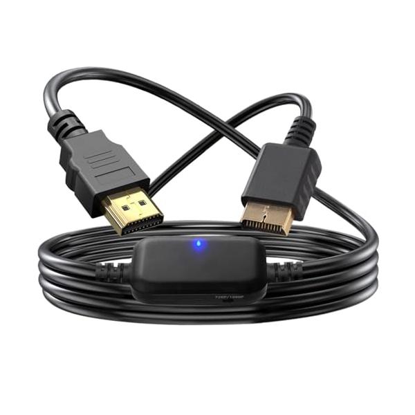 広範囲互換 プレイステーション2(プレステ2)/PS2スリム/PS1に対応！HDMI搭載テレビやモニターで懐かしの名作ゲーム(ゴッド・オブ・ウォー、バイオハザード4等)を楽しめます。1080P/720Pアップスケール機能で驚きの高画質を実現...