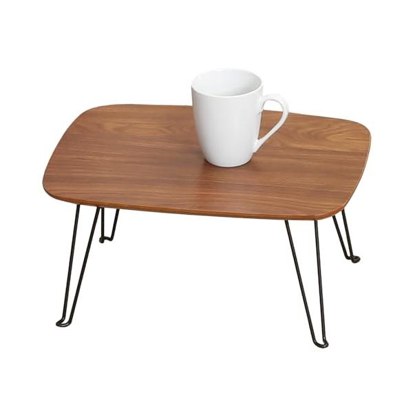 スクエアミディアムブラウン/幅40cm/10493・Color:ミディアムブラウンSize:幅40cmStyle:スクエア・パッケージ個数:1・シックな大人デザインの折りたたみローテーブル・サイズ:幅40×奥行30×高さ21cm・本体重量:...