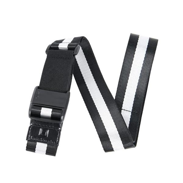 ストライプ/長さ116cm、幅3.7cm/TITB02BWAA-JP・Color:ストライプ・「ラゲッジバックパックストラップ」：Travel Inspiraのラゲッジストラップは、バックパックをスーツケースにしっかりと固定し、滑りやズレを...