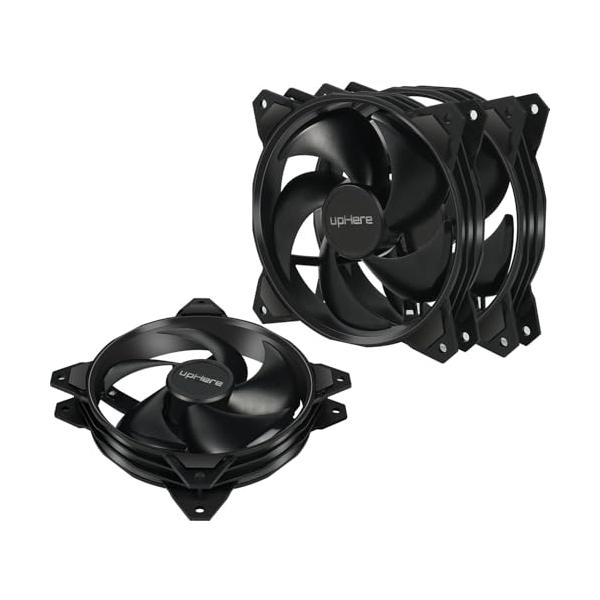 黒い/-/PF120BK3-3・Color:黒い・最適化されたファンブレードによる高効率冷却upHereの冷却ファンは、最適化されたファンブレード設計により、強力な風力を生み出します。これにより、CPUやGPUなどの主要コンポーネントの温度...