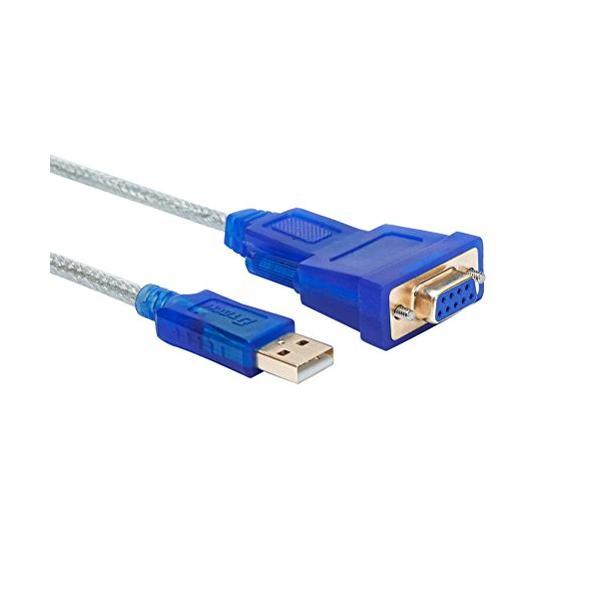 ・ブルー 1.8m DT-5002B・・Size:1.8m・USBコネクタをシリアルコネクタに変換し、RS232C周辺機器を接続するケーブル。ドライバは、添付した簡易マニュアルの中にダウンロード先が記載されています・対応OS: PL-230...