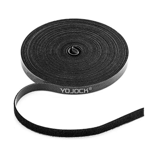 ・黒い 10M ・・Size:10M・両面用マジックバンド：両面用結束バンド マジックテープ１巻 10mmx5m ナイロンとプラスチックで作られ、使用するとき結束対象物を傷つけないです。・便利なケーブルタイ：結束バンドの体積がコンパクトで持...