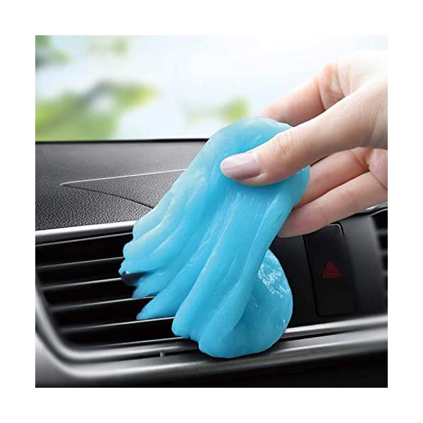 ・ブルー 90g×1袋 ・・Size:90g×1袋・??お掃除用カースライム車のお掃除ジェルパテ再利用は、車の隅々までお掃除するのに最適です。掃除用の車用パテは、車の隙間や小さな隙間に入り込んで、ホコリやゴミ、パンくず、ペットの毛などを拾う...