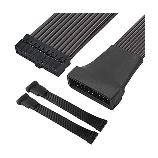 -/-/NR-XT-064・USB 3.0 19 ピン オス - メス: 小型の Mini USB 3.0 コネクタ 19/20 ピン内部延長ケーブル。・互換性: 一部のマザーボードには異なる USB 3.0 ポートがあります。 USB 3...