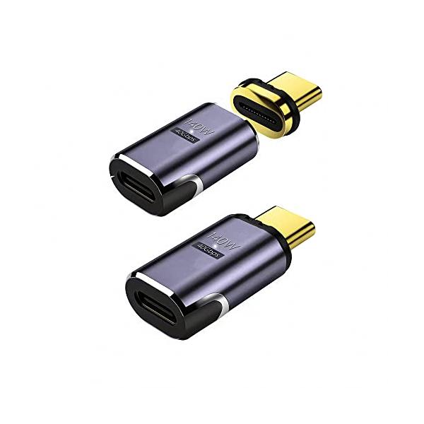 04 140W高出力I字型2個入りセット・Style:04 140W高出力I字型2個入りセット・★TYPE C 磁力接続変換による便利さを体験 TYPE C 磁力接続変換アダプタは、24PIN磁力によって本体と接続されています。電気ポットの...