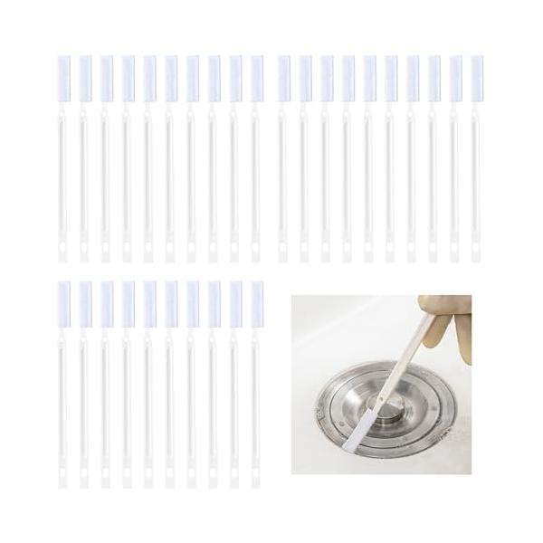 ホワイト/0/SZSL・商品仕様30本入り。全長：17.5cm。・掃除のプロ推薦エアコン掃除 スキマブラシは上質なフランネル素材を採用することで、これまで手の届かなかった狭いエアコン ファン (シロッコファン)の隙間の奥まで届きカビ・ホコリ...