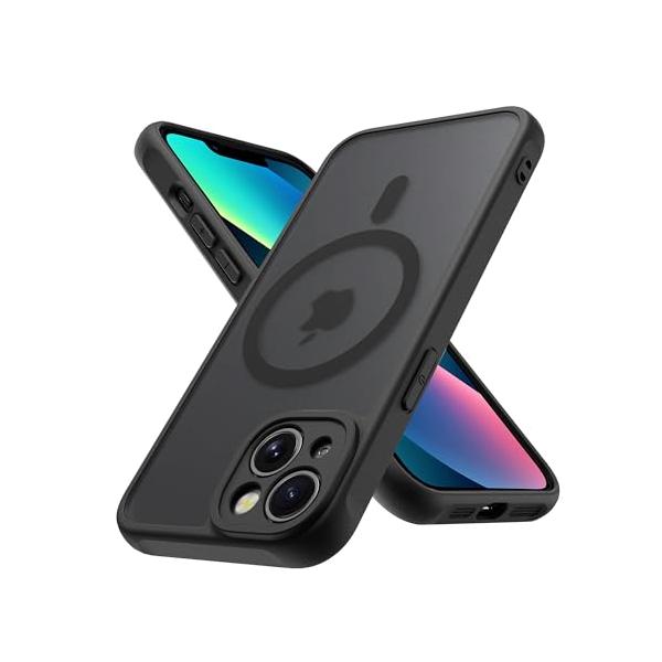 ブラック/iPhone 13/-・Size:iPhone 13Color:ブラック・対応機種iPhone 13 ケース のために専門設計。（スピーカーとカメラそして他の部位は完璧にカットアウトして、iPhone のすべての機能はケースをつけ...