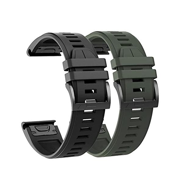 ブラックグリーン/-/-・耐久素材肌にやさしく、アレルギーを起こさないシリコン製で、とても柔らかく、快適で耐久性に優れ、優れた装着感を実現します。・通気性のあるデザイン通常のシリコンスポーツバンドは通気性が非常に悪いです。汗をかいて長時間着...