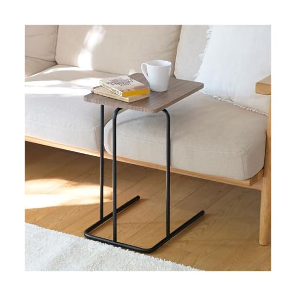 コの字型ダークオーク/幅29.5×奥行42×高さ52cm/BST3042(DOK/MBK)・Color:ダークオークStyle:コの字型・パッケージ個数:1・コンパクトなテーブルソファ横やベッドサイドにもぴったりのスリムなサイドテーブルです...