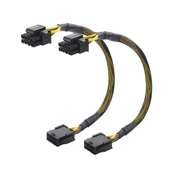 CPU電源延長x2Black/25.4cm/104080x2・Style:CPU電源延長x2・パッケージ個数:1・CPU電源延長この8ピン EPS 延長ケーブルは、マザーボードのCPU電源コネクタを追加の長さで接続でき、PSU ケーブルを伸...