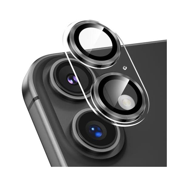 ブラック/iPhone 17用/-・Color:ブラックSize:iPhone 17用・対応機種iPhone 17専用レンズカバー。四角い台座保護部分:ABS素材 / レンズ保護部分:アルミ合金・9H強化ガラス・日本旭硝子製・傷がつきにくい...