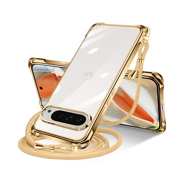 ゴールド/Pixel 9 Pro XL/-・Size:Pixel 9 Pro XLColor:ゴールド・対応機種本機によって精密に設計に基づいて、細かいところにもちょうどよく、穴位置も正しく、すべてのスピーカー、ポート、ボタンは使いやすいで...