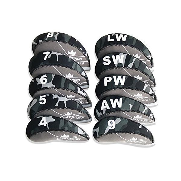 (4-9PWAWSWLW)迷彩柄/-/(4-9PWAWSWLW)・適用モデルこちらのゴルフアイアンカバーセットは大部のアイアンクラブに適用します。クッションがありますから、大切なクラブヘッドを傷や汚れから守ります。・高品質素材と縫製高品質の...