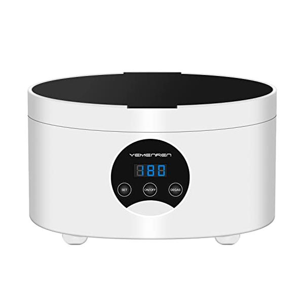 ・ホワイト  df711・5段階調節、きれいに洗浄します超音波洗浄機は5段階タイマー機能（90秒・180秒・280秒・380秒・480秒）を搭載し、汚れ具合や使用シーンによって洗浄時間を設定します。時間の節約の上、よりきれいに洗浄できます。...