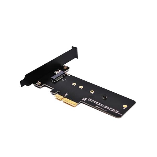 PCIE to M.2/M.2アダプター/ED-AD-03・パッケージ個数:1・PCIe M.2 変換アダプタ ? 幅広いSSDに対応PCIe Gen4/Gen3対応、80mm / 60mm / 42mm の M.2 NGFF SSD に幅...