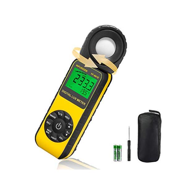 2.イエロー-881E-NEW/-/-・Color:2.イエロー-881E-NEW・パッケージ個数:1・??高品質のルクス計YF-881E照度計の測定範囲は0.1LUXから300 000LUXであり、お客様の期待に完全に応えることができます...