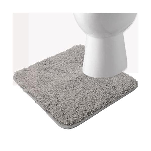 グレー/60*50cm/TMOOPA60・Color:グレー・材質表面：ポリエステル100％；裏面： 不織布 滑り止め加工・商品仕様約60x50cm （ご購入前に必ずトイレのサイズをご確認ください。）・ふわふわで柔らかい手触りふんわり柔らか...
