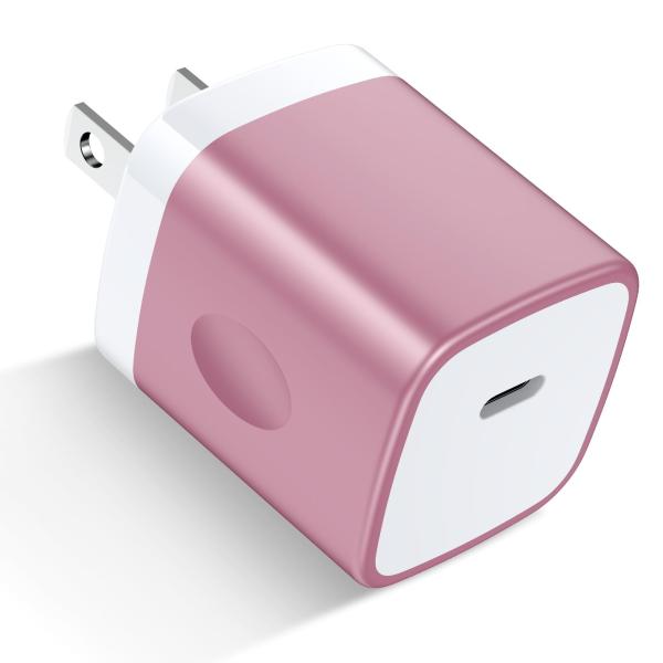 ・ローズゴールド  PT-WC-13・・Color:ローズゴールド・PD3.0 急速充電アダプター： Power Delivery 3.0の充電技術を採用して、Apple最新モデルiPhone8を始め、アップル純正の電源アダプターより3.5...