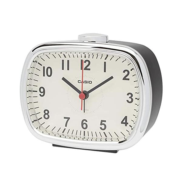 モダンブラウン/91×109×62mm/TQ-159-5JF・Color:ブラウン・パッケージ個数:1・機能:電子音アラーム、スヌーズ機能、ライト、ステップ秒針・推奨電池:単3マンガン乾電池×1・本体サイズ:(約)高さ9.1×幅10.9×奥...